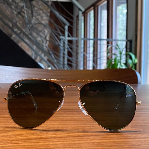 Ray-Ban | Other | Ray Ban Aviator Gold | Poshmark